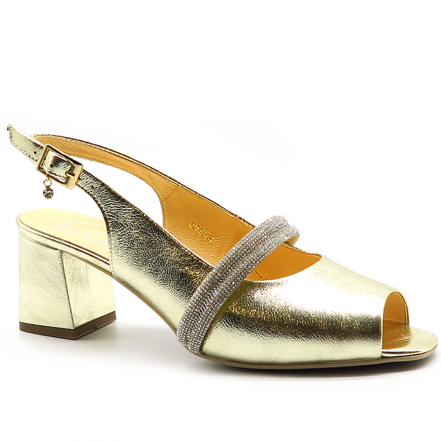 Zlaté sandále SALA 20753 | KASIANA
